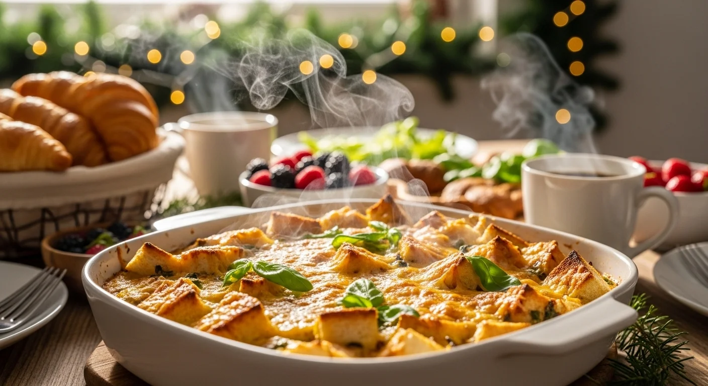 25 Savoury Christmas Breakfast Strata Recipes That Feed A Crowd - Tri ...
